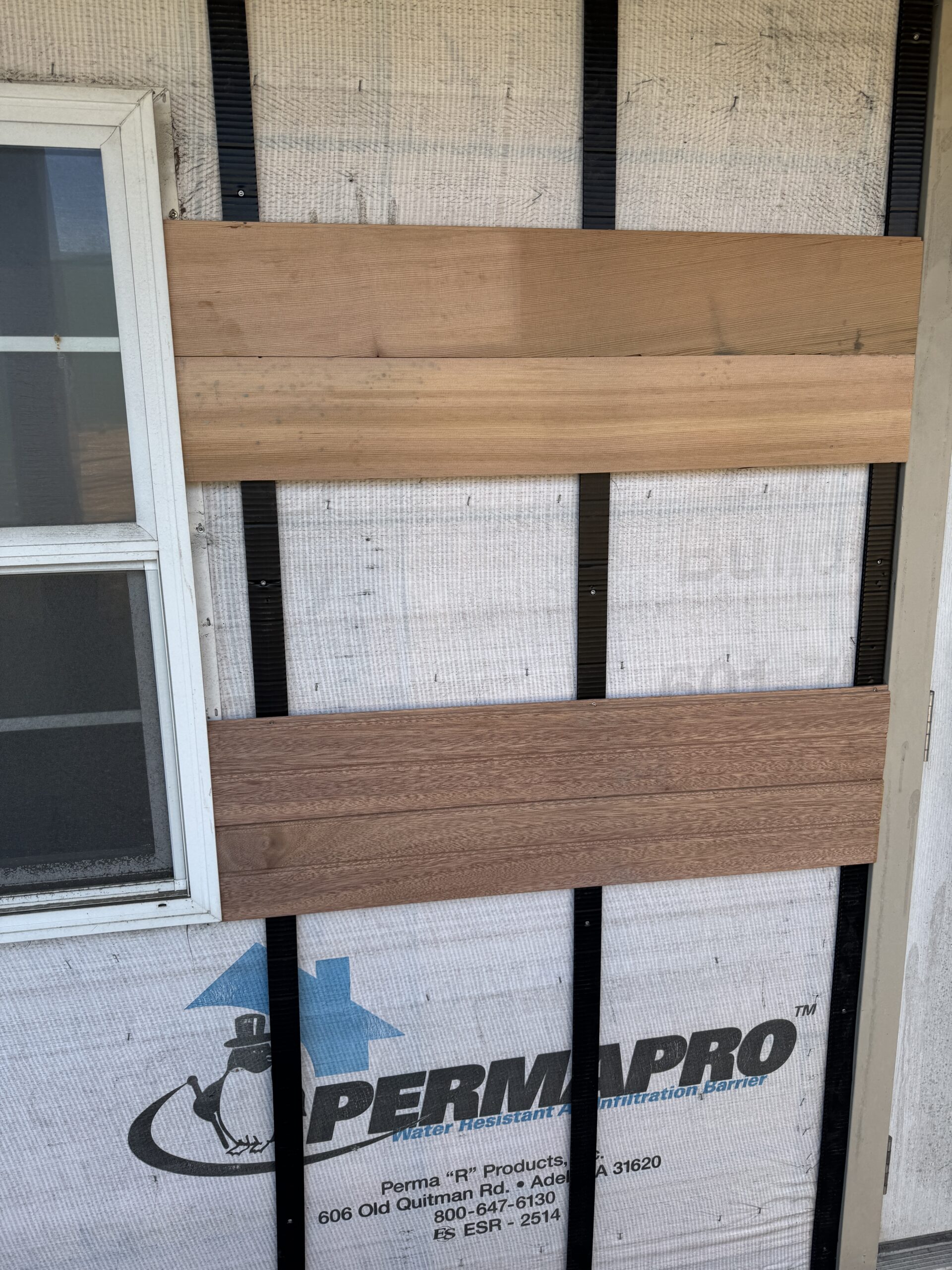 Meranti vs Western Red Cedar Cladding Installation - J Gibson McIlvain Co